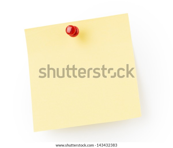 Yellow Note Paper Stock Photo 143432383 | Shutterstock