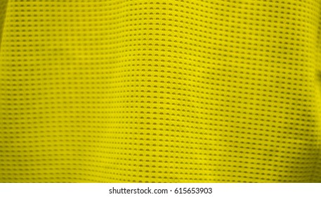 Yellow Perforated Fabric Texture Processing Background Stock Photo ...