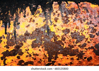 Yellow Rust Texture Stock Photo 683135800 | Shutterstock