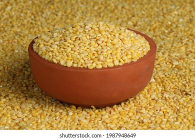 Yellow Split Moong Beans Dal Close Stock Photo 1987948649 | Shutterstock