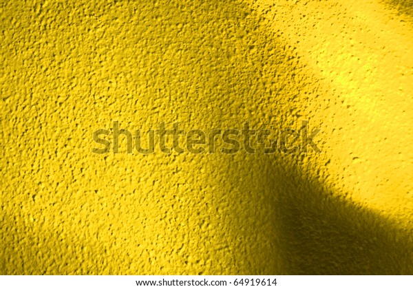 Yellow Texture Paint Wall Background Stock Photo (Edit Now) 64919614