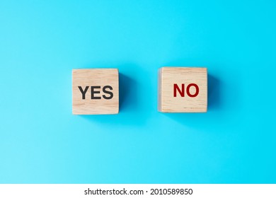 Hand Change Yes No Block Answer Stock Photo (Edit Now) 2008045820