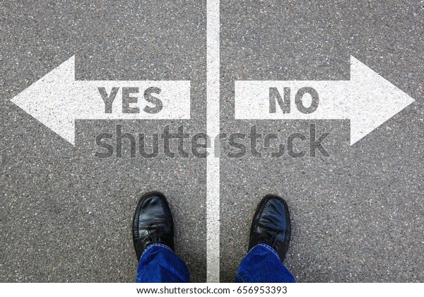 Yes No Right Wrong Answer Business Stock Photo 656953393 | Shutterstock