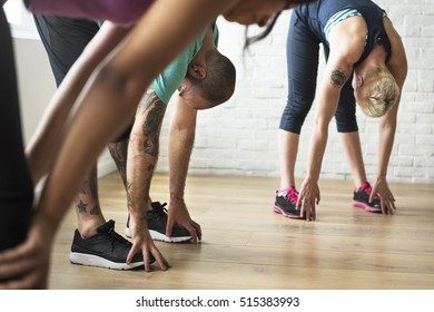 Yoga Practice Exercise Class Concept Stock Photo 515383993 | Shutterstock