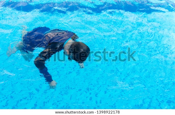 Young Boy Drowning Pool Stock Photo (Edit Now) 1398922178 Young Boy Drowning Pool Stock Photo (Edit Now) 1398922178