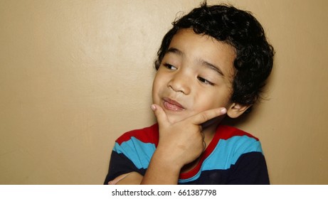 Young Boy Expression Thinking Stock Photo 661387798 | Shutterstock