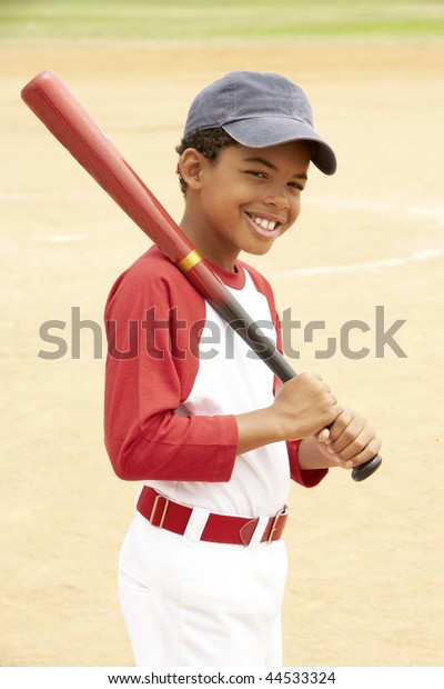 Young Boy Playing Baseball Stock Photo (Edit Now) 44533324