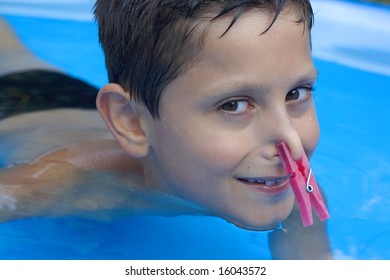 Young Boy Pool Stock Photo 16043572 | Shutterstock