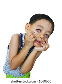 3,934 Kid pulling face Stock Photos, Images & Photography | Shutterstock
