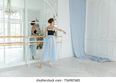 Young Classical Ballet Dancer Side View Stock Photo 756987685 ...