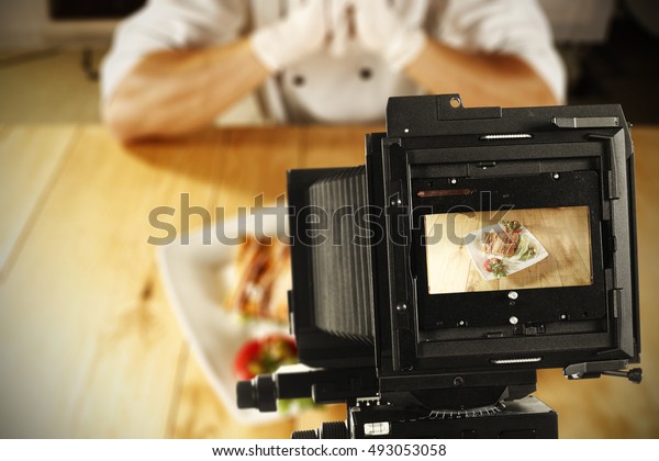 Young Cook Camera Studio Stock Photo 493053058 | Shutterstock