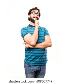 Young Cool Man Thinking Stock Photo 609507749 | Shutterstock