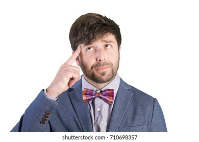 Young Cool Man Thinking Stock Photo 710698357 | Shutterstock
