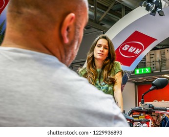 Young Good Looking Model Eicma Motor Stock Photo 1229936893 | Shutterstock