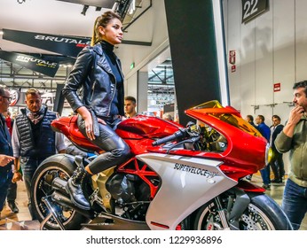 Young Good Looking Model Eicma Motor Stock Photo 1229936896 | Shutterstock