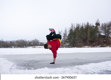 Young Guy Dancing Break Dance On Stock Photo 367900637 | Shutterstock