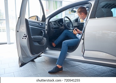 Beautiful Young Driver Girl Short Shorts Stock Photo 1705127323 ...