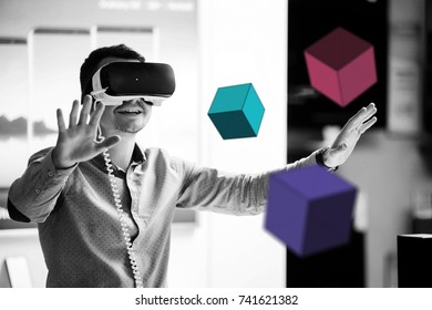 Young Guy Having Fun Trying Latest Stock Photo 741621382 | Shutterstock
