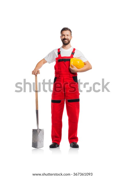 Young Handsome Worker Stock Photo 367361093 | Shutterstock