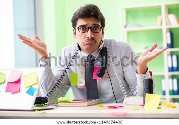 Young Help Desk Operator Working Office Stock Photo (Edit Now) 1149674408