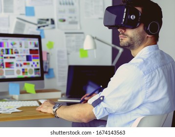 Industrial Software Developer Writing Code Testing Stock Photo (Edit ...