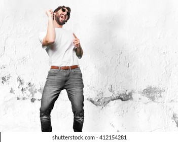 Young Man Funny Expression Stock Photo (Edit Now) 412154287