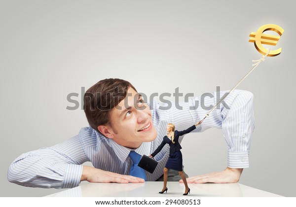 Young Man Looking Under Table On Stock Photo 294080513 | Shutterstock
