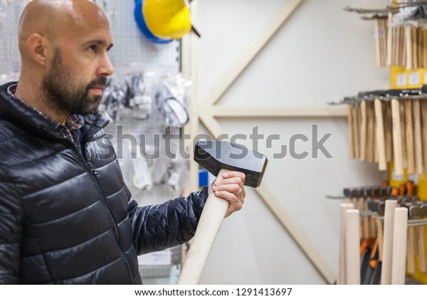 Young Man Purchasing Hand Tool Modern Stock Photo 1291413697 | Shutterstock
