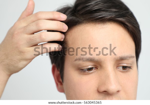Young Mans Forehead Stock Photo 563045365 | Shutterstock