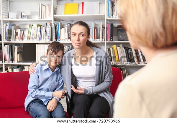 Young Mother Little Boy On Meeting Stock Photo 720793966 | Shutterstock Young Mother Little Boy On Meeting Stock Photo 720793966 | Shutterstock