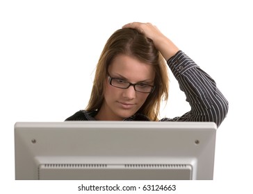 Young Office Worker Having Problems Her Stock Photo 63124663 | Shutterstock