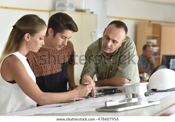 Young People Engineering Training Class Stock Photo 478607956 ...