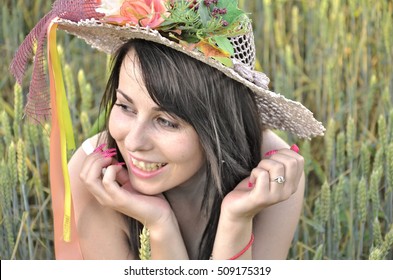 Young Pretty Lady Corn Fields Stock Photo 509175319 | Shutterstock