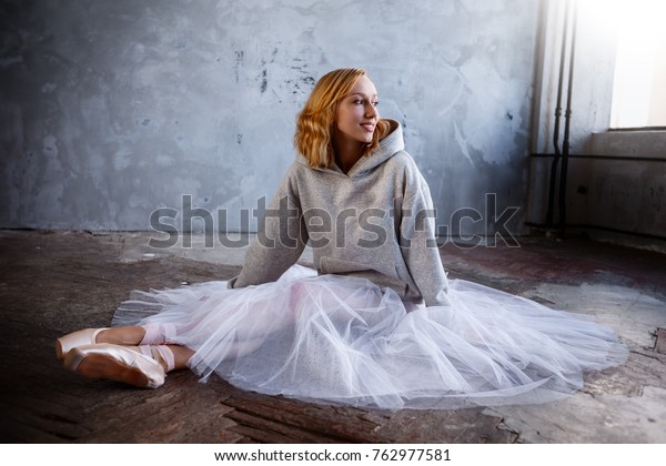Young Slim Ballet Dancer Posing Stylish Stock Photo (Edit Now) 762977581