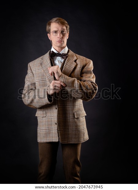 Young Solid Man Image Victorian Scientist Stock Photo 2047673945 ...