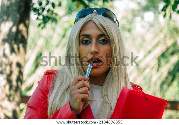 Young Student Thinking Folder Stock Photo 2184896855 | Shutterstock