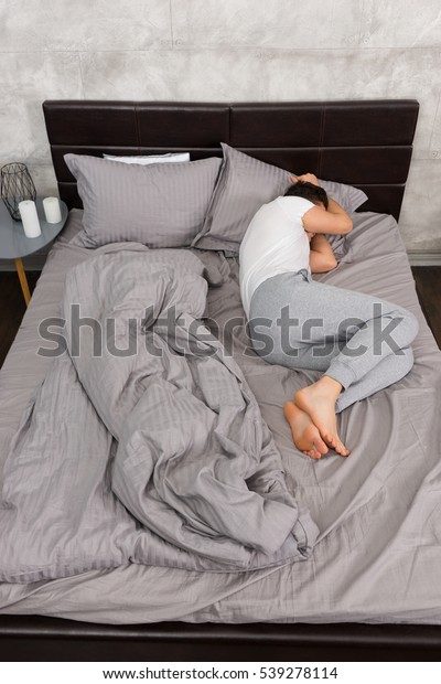 Young Tired Man Wearing Pajama Sleeping Stock Photo 539278114 ... Young Tired Man Wearing Pajama Sleeping Stock Photo 539278114 ...