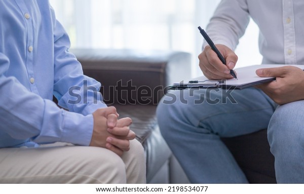 Young Woman Talk Psychologist During Talking Stock Photo 2198534077 ... Young Woman Talk Psychologist During Talking Stock Photo 2198534077 ...