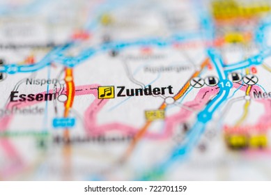 Zundert On Map Stock Photo 722701159 | Shutterstock