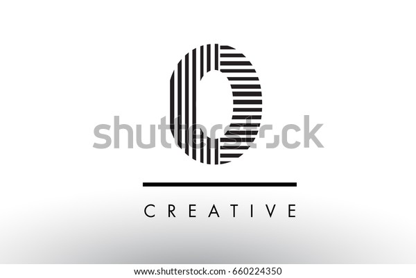 0 Black White Number Logo Design Stock Vector (Royalty Free) 660224350 ...