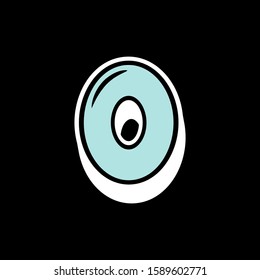 0 Number Bold Letter Digit Logo Stock Vector (Royalty Free) 1589602771 ...