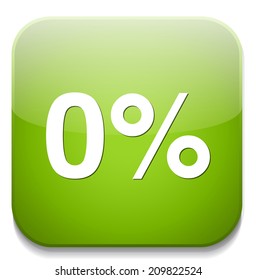 0 Percent Icon Stock Vector (Royalty Free) 209822524 | Shutterstock