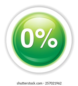 0 Percent Icon Stock Vector (Royalty Free) 257021962 | Shutterstock