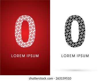 0 Zero Number Modern Font Designed Stock Vector (Royalty Free ...