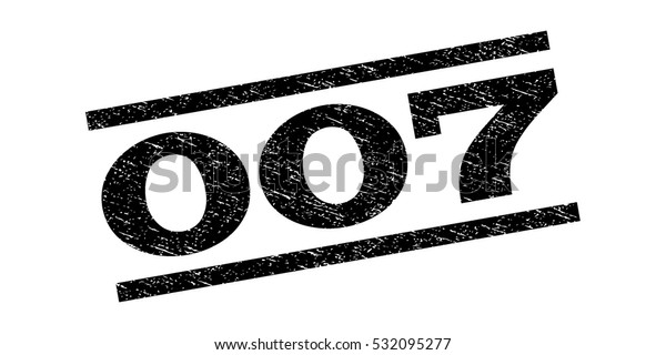 007 Watermark Stamp Text Tag Between Stock Vector (Royalty Free ...