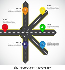 1,639 Diverging roads Images, Stock Photos & Vectors | Shutterstock