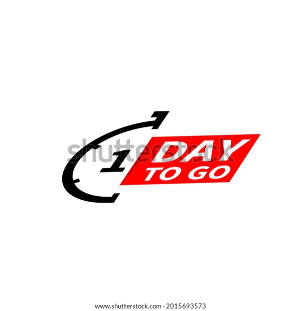 1 Day Go Vector Stock Illustration Stock Vector (Royalty Free ...