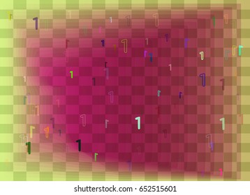 1 Number Background Art Stock Vector (Royalty Free) 652515601 ...