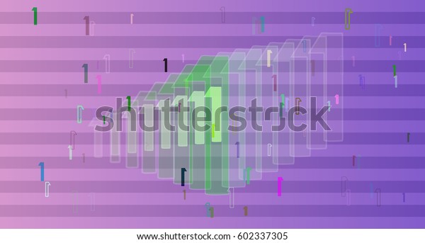 1 Number Background Template Stock Vector (Royalty Free) 602337305 ...