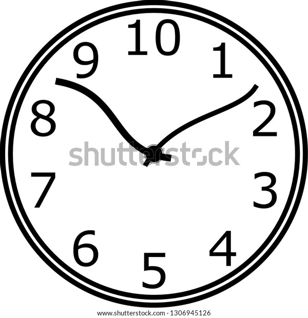 10 Hour Clock Symbolising Not Enough Stock Vector (Royalty Free ...